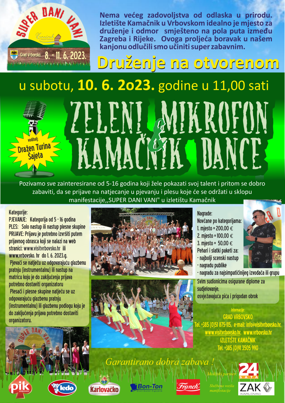ZELENI MIKROFON & KAMAČNIK DANCE – VRBOVSKO, Izletište Kamačnik – Super ...